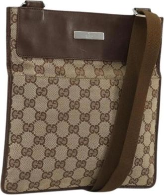 Gucci Pre-owned Vintage GG Canvas Umh&auml;ngetasche - - Pre-owned - Damen - Beige - ONE SIZE
