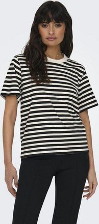Only Kurzarmshirt ONLLIVINA S/S STRIPE TEE JRS NOOS