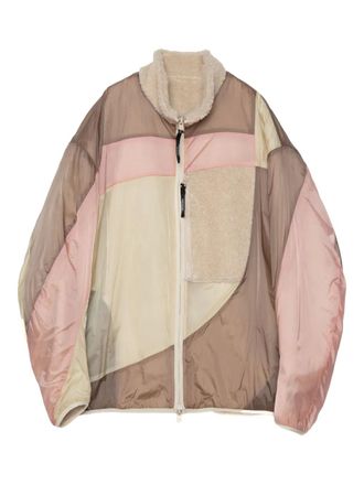 Yoshiokubo Fleecejacke mit Einsätzen - Nude