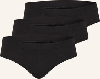 Schiesser 3er-Pack Slips 95/5 schwarz