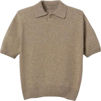 Petar Petrov Sharp Line Polo F26K22 - - Tops - Damen - Beige - S