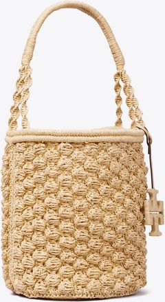 Tory Burch Damen Ella Hand-Crocheted Popcorn Bucket Bag