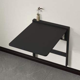 Generic Wandklappbarer Klapptisch, Klapptisch for K&uuml;che, Waschk&uuml;che, Restaurant, B&uuml;ro, Schreibtisch f&uuml;rs Homeoffice, platzsparender Computertisch(Black)