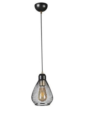 Opviq Elegant Black and Gold Chandelier, Adjustable Height 70 cm, Metal Body with Antique Coating, E27 Socket Max 40W | Perfect for Modern Decor