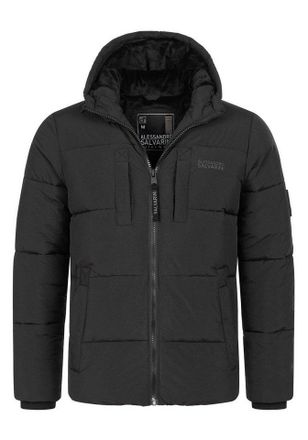 Alessandro Salvarini Winterjacke ASKelvin innen komplett mit warmem Teddyfell