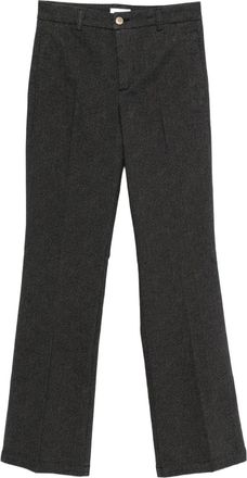 40weft pantalon à motif de chevrons - Gris