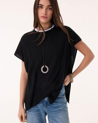 Kujten Top col rond soie cachemire - T-Shirt Ambrosia