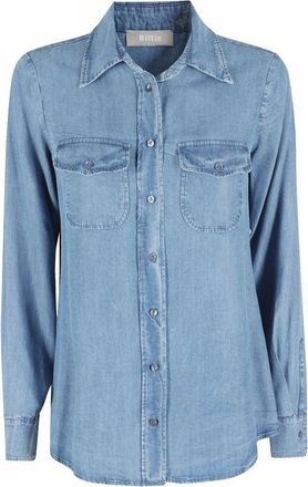 Kiltie Femme, Blouses et Chemises, Bleu, Taille: 40 FR Sun Shirt