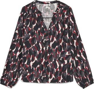 Vero Moda Vmfanini L/S Shirt WVN Btq Ga