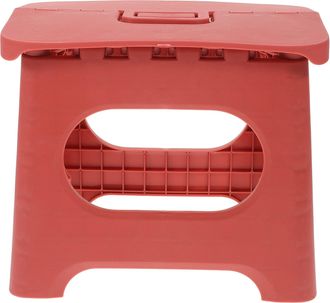 BESPORTBLE Kompakter Klappbarer Kunststoffhocker mit Ergonomischem Tragegriff Stabiler Outdoor falthocker für Angeln Camping Garten Vielseitig Einsetzbar Leicht 