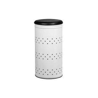 Rossignol Lina panier &agrave; linge blanc 45 L design contemporain