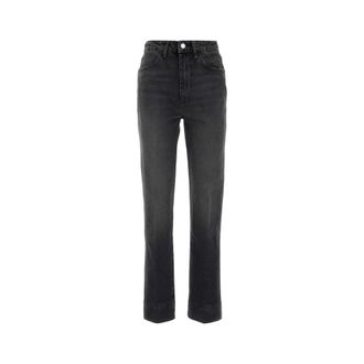 Re/Done Femme, Jeans, Noir, Taille: W26 70s Cigarette Jean