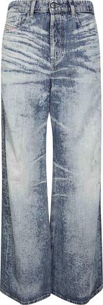 Diesel Pantalons D&eacute;contract&eacute;s - Noir