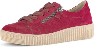 Gabor Damen Low-Top Sneaker, Frauen Halbschuhe,Best Fitting,Plateausohle,stra&szlig;enschuhe,Strassenschuhe,Sportschuhe,Merlot (Ambra),39 EU / 6 UK
