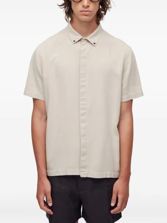 Osklen chemise à broderies - Tons neutres