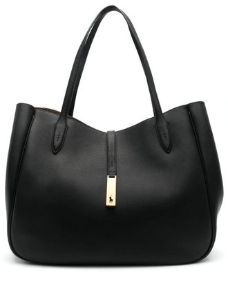 Polo Ralph Lauren grand sac à main Polo ID - Noir