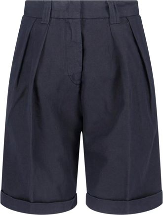 Aspesi Cotton And Linen Shorts