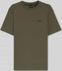 HUGO BOSS Regular Fit T-Shirt aus Baumwoll-Mix