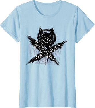 MARVEL Black Panther Wakanda Forever Painted T-Shirt