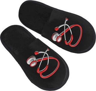 Generic Pantoufle Maison St&eacute;thoscope De LInfirmi&egrave;re Hiver Pantoufles Antid&eacute;rapantes Hiver Chaussures Chaudes Confortable Chaussons Maison Pour Chambre Camping