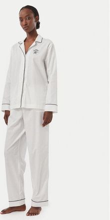 Lauren Ralph Lauren Pyjama ILN92545 Wei&szlig; Regular Fit