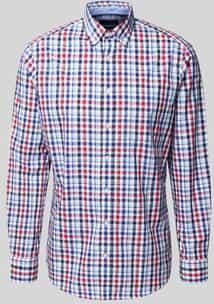 Christian Berg Freizeithemd mit Knopfleiste