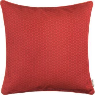 Brandsseller Outdoor Kissen 45 x 45 cm - Wetterfeste Zierkissen mit Paspel in Wabenstruktur - Wasserabweisende Gartenkissen & Dekokissen für draußen - Sofakissen f