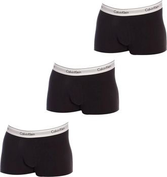 Calvin Klein Homme, Sous-v&ecirc;tements, Noir, Taille: L Pack de 3 Boxer Trunk - Modern Cotton Stretch