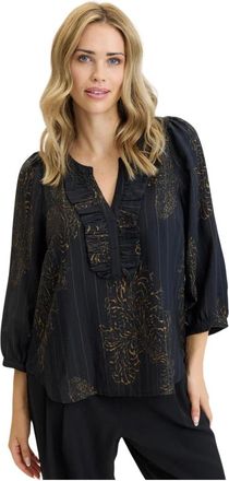 In Front IN Front - Grazia Blouse - Femme - Blouses et Chemises - Noir - Taille: 38 FR