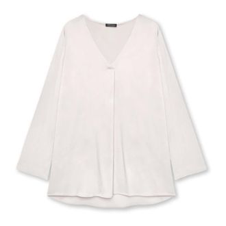 Fiorella Rubino Damen, Blusen & Hemden, Wei&szlig;, 5XLGr&ouml;&szlig;e