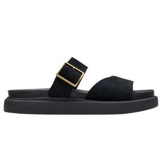 Clarks Schwarze Mule Sandale - - Shoes - Damen - Schwarzk - 37 EU