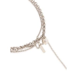 Justine Clenquet Collier triple cha&icirc;ne Richie