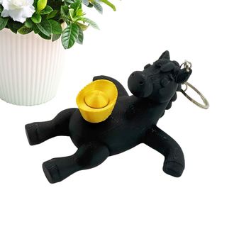 Generico Pferdefiguren, 2026, chinesische Schreibtischdekoration, 3D-Druck, niedliche -Statuen, Dekoration f&uuml;r M&auml;dchen,, Zuhause, B&uuml;ro, Party, Geburtstag