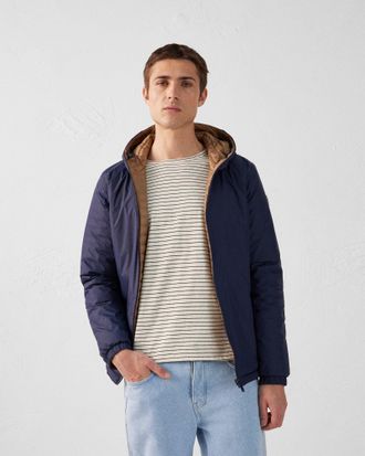 Jott Doudoune ultral&eacute;g&egrave;re r&eacute;versibles Marine/Fauve Chicago 2.0 - Taille XXL