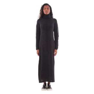 Yohji Yamamoto Hooded Knit Dress - - Dresses - Damen - Schwarzk - M