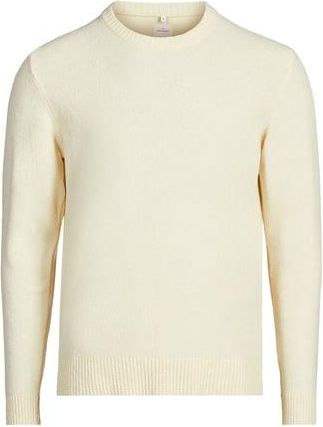 Au Printemps Paris Pull &agrave; col rond en coton m&eacute;lang&eacute;