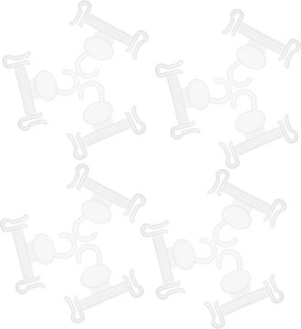 DOITOOL 100 Stück Teiliges Schuhhaken aus Kunststoff Weiß Langlebige Aufhänger für Sandalen und Vielseitig Einsetzbar für Einzelhandel Schuhregal und Schuhdis