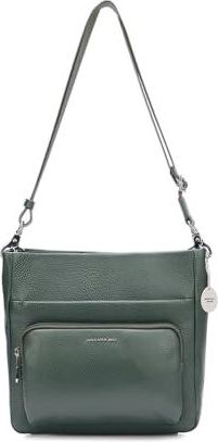 Mandarina Duck Mellow Leather Crossover, Femmes, Pin Vert