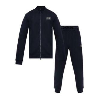 Emporio Armani Sweatshirt und Jogginghose Set - - Sport - Herren - Blau - L