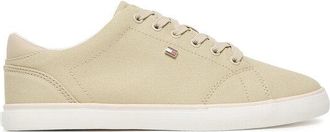 Tommy Hilfiger Sneakers Th Low Profile Vulc Canvas FW0FW09102 Beige