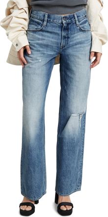 G-Star Damen Judee Low Waist Loose Jeans Blau (Faded Denali Blue Destroyed D22889-D536-G565) 30W / 30L