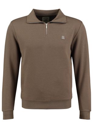 Key Largo Key Largo Herren KLNICK Troyer Sweatshirt, mud Brown (1607), XXL