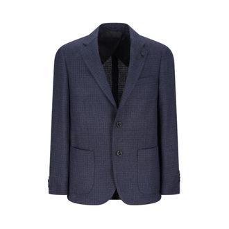 Lardini Iconic Drop Jacke f&uuml;r M&auml;nner - - Jackets - Herren - Blau - XL
