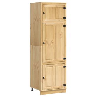 vidaXL Vidaxl Armadietto Ski Marrone Miele 66 X 58 X 207 Cm Pino