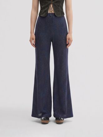 MACCAPANI Pantalon Femme couleur Bleu Marine