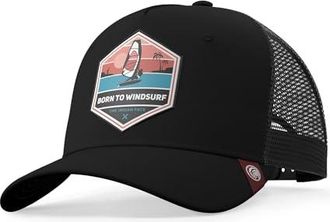 The Indian Face Born to Windsurf Baseball Cap, Bleu, Taille Unique Unisex