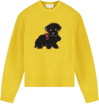Fab By Fabienne Chapot Fabienne Chapot - Pull chien - Femme - Pulls - Jaune - Taille: 42 FR