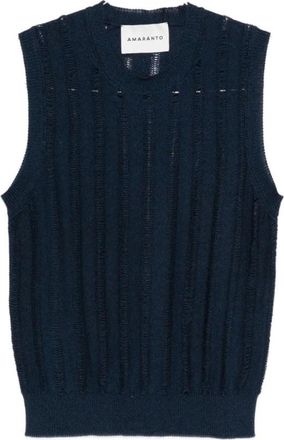 Amaranto Amar&aacute;nto, Homme, Pulls, Bleu, Taille: M Tricot sans manches