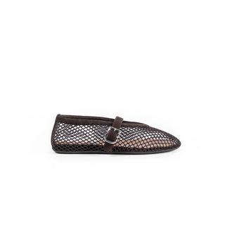 Alaia Ballet Flats in Fishnet