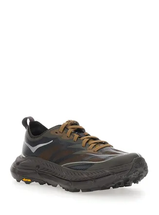 Hoka One One Unisex Sneakers Mafate Speed 4 Lite Brown Trainers